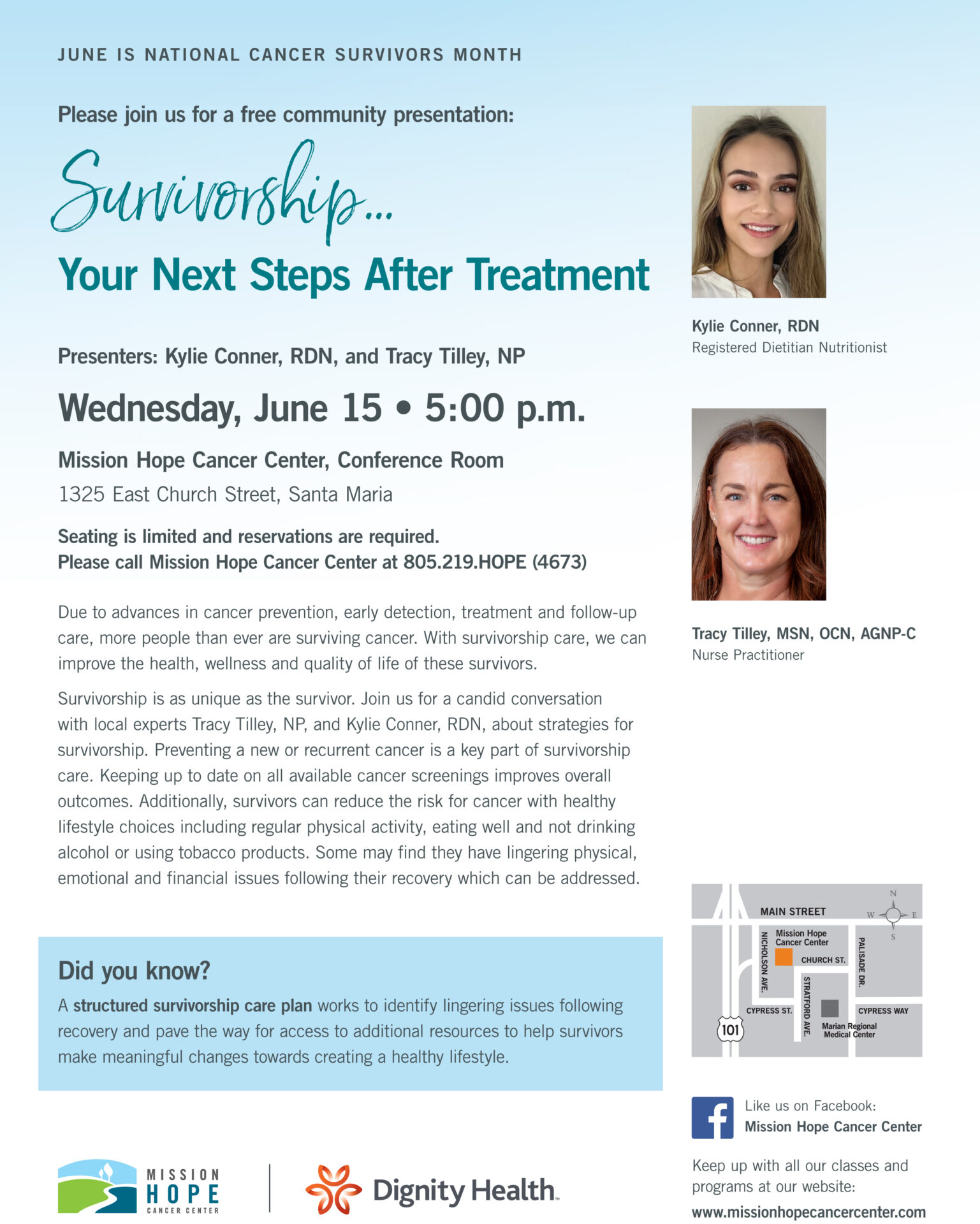 Support Groups & Calendar | Mission Hope Cancer Center - Santa Maria ...